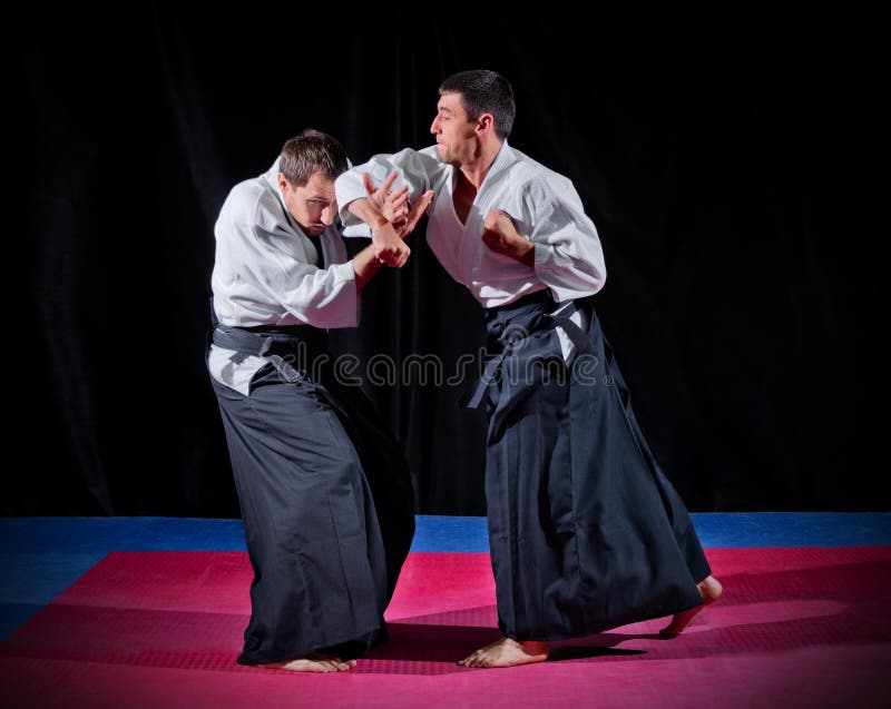 Fight between Two Aikido Fighters Stock Photo - Image of japanese ...
