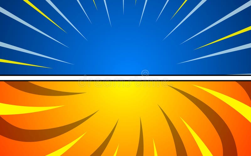 Fight Versus Cartoon Comic Background. Comic Book Colorful Competition ...