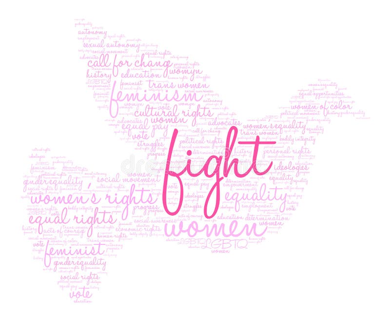 Fight Word Cloud stock vector. Illustration of education - 98662986