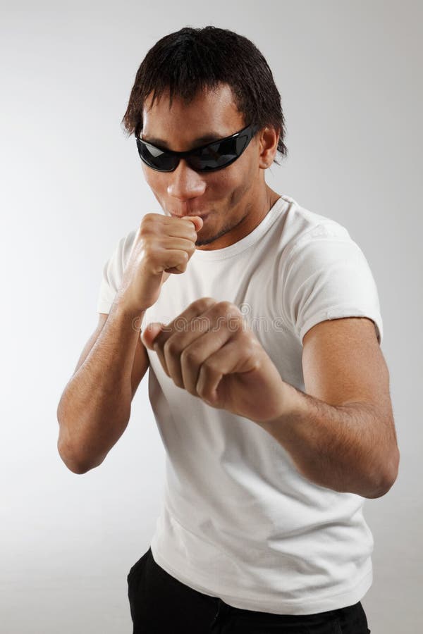 Fighter stock image. Image of adult, fighter, boxer, action - 14771765