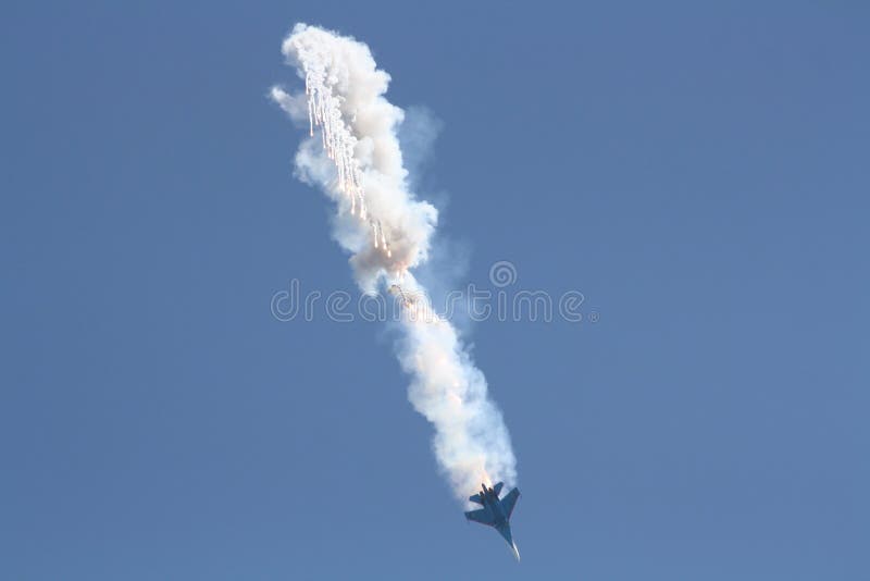 Fighter Aircraft in the Fall Editorial Photo - Image of gidroaviasalon ...