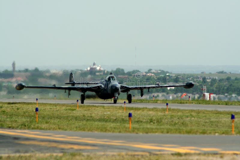 Fighter aircraft on runway stock image. Image of modern - 2616455