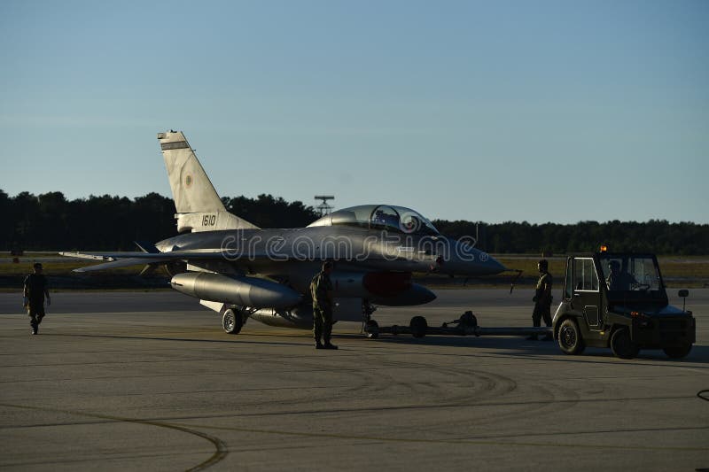 Fighter Aircraft on the Runway Editorial Stock Image - Image of ...