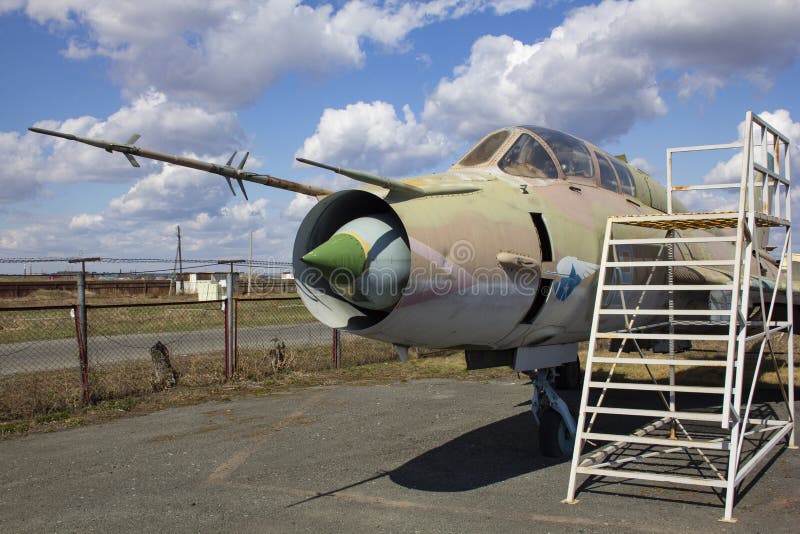 Fighter-bomber is on the Runway. Editorial Photography - Image of ...