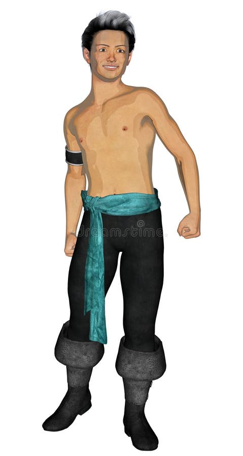 Fighter boy stock illustration. Illustration of kung - 36316227