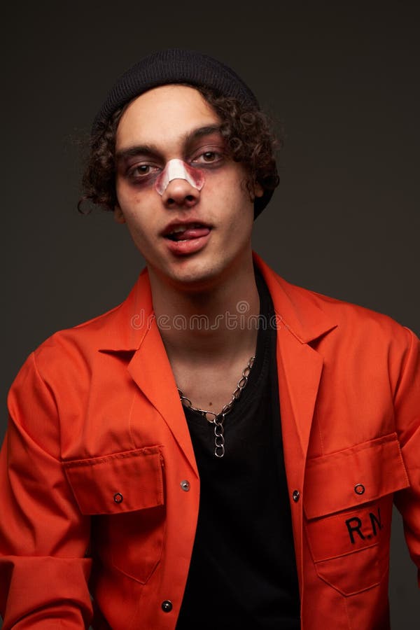 Fighter with Broken Nose Training Boxing Conflict Aggression Injury ...