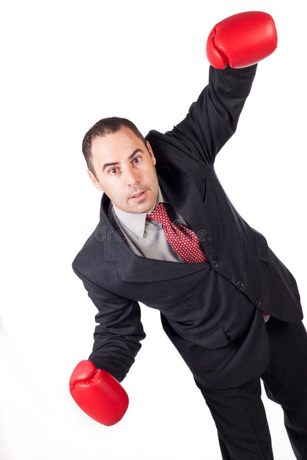 Fighter business man stock photo. Image of power, person - 26676310