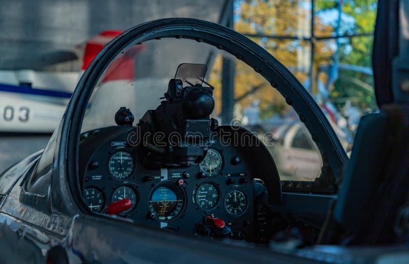 Fighter Cockpit editorial photo. Image of window, fighter - 232343956