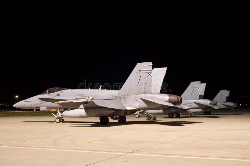 Fighter F-18 stock photo. Image of landing, missiles - 42514750