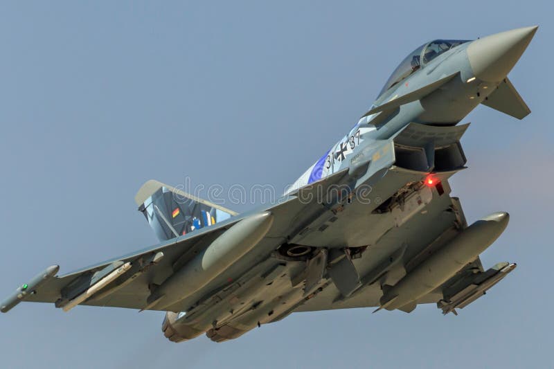 Fighter during Fight in Background of Blue Sky Editorial Photo - Image ...