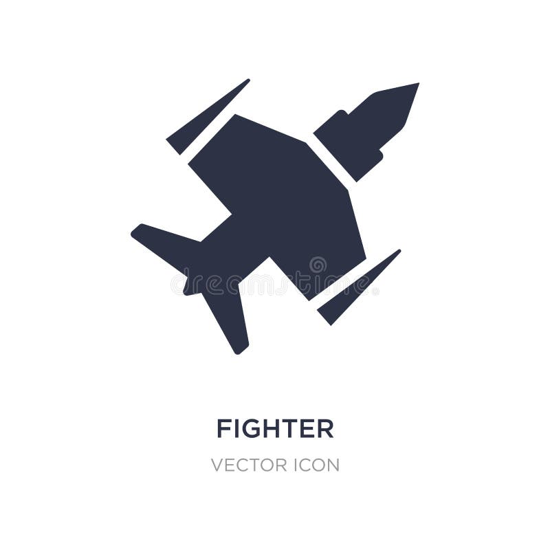 Fighter Icon on White Background. Simple Element Illustration from ...