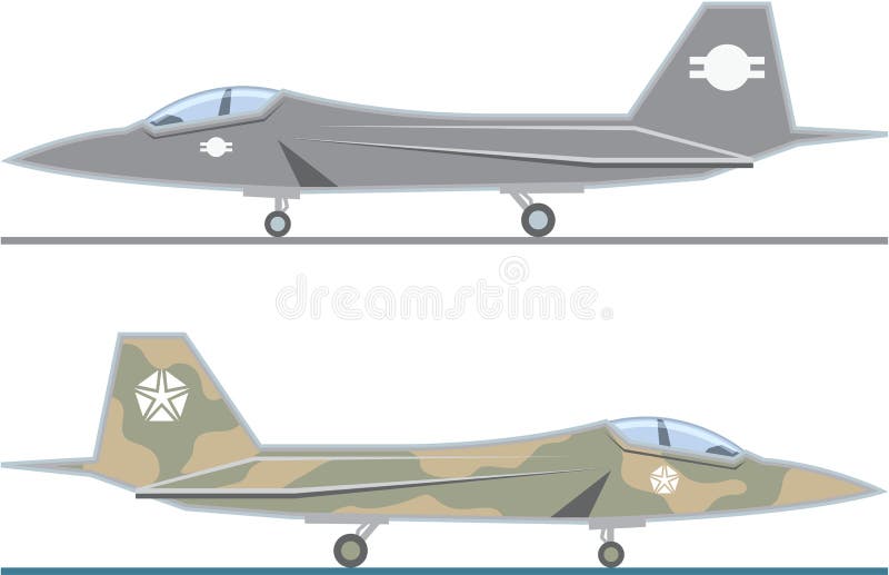 Fighter Jet stock vector. Illustration of defense, flight - 41539094