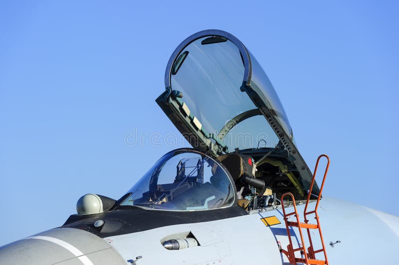 Fighter jet cockpit stock image. Image of multifunction - 65994079