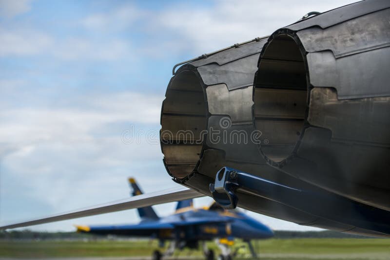 Fighter Jet Engine stock image. Image of exhaust, navy - 41444839
