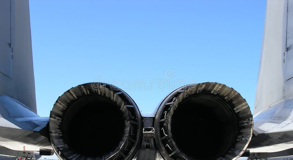 Fighter Jet Engines stock photo. Image of afterburner - 12351814