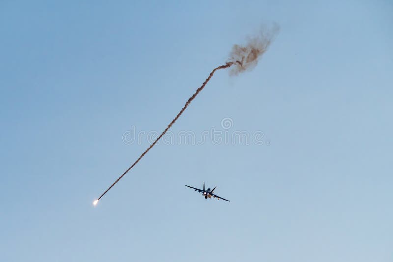 Fighter Jet Firing Flares during the Pitch Black Exercise 2024 in ...