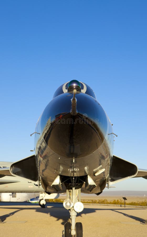 Fighter Jet Head on stock image. Image of clear, force - 20404989