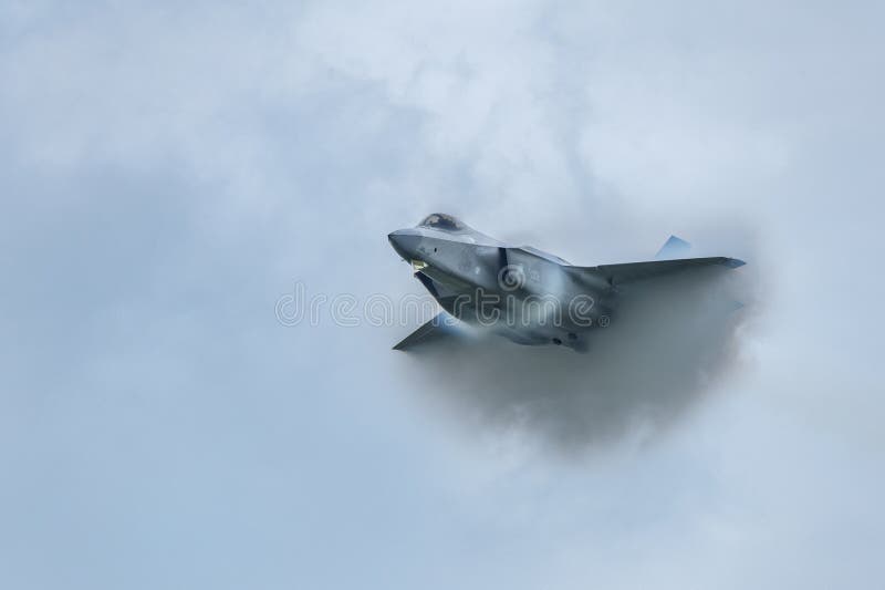 Fighter Jet at high speeds editorial stock image. Image of fighter ...