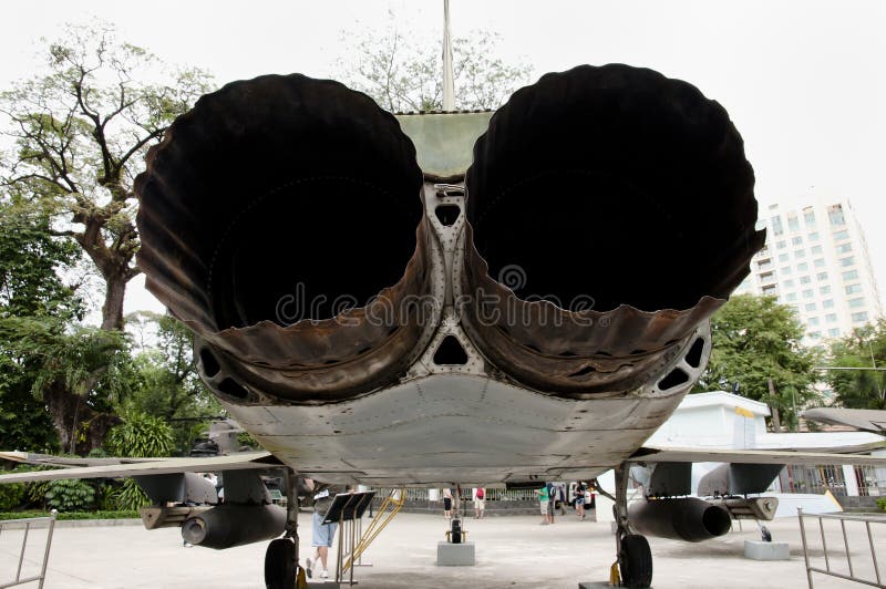 Fighter Jet Plane Exhaust stock photo. Image of vietnam - 90522912