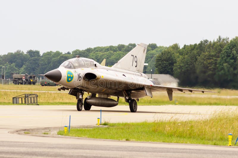 Fighter jet on runway editorial stock photo. Image of flying - 155152793