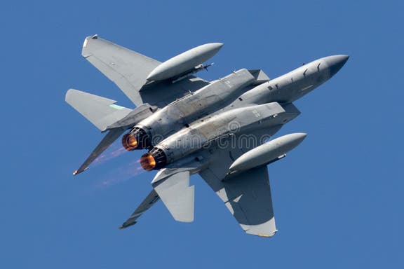 Fighter Jet Soaring through a Bright Blue Sky. Editorial Image - Image ...