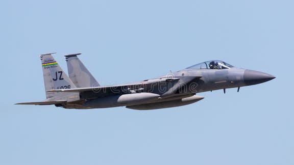Fighter Jet Soaring through a Bright Blue Sky. Editorial Photo - Image ...