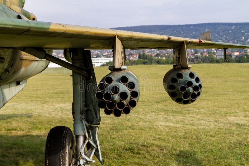 Twin Rocket Launcher Pod stock photo. Image of force - 132803674