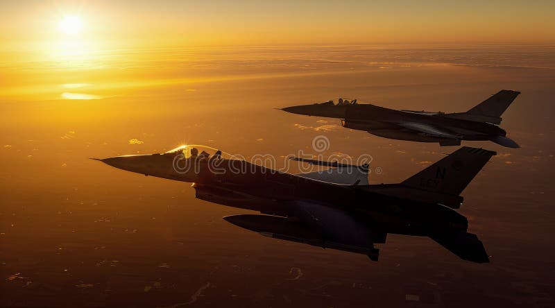 Fighter Jets Flying in the Sky Stock Image - Image of armed, fighter ...