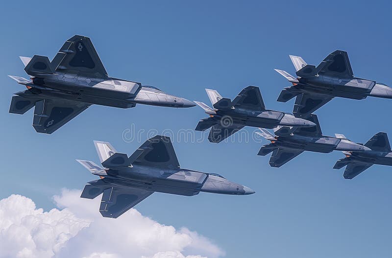 Fighter Jets in Formation stock image. Image of aviation - 320423465