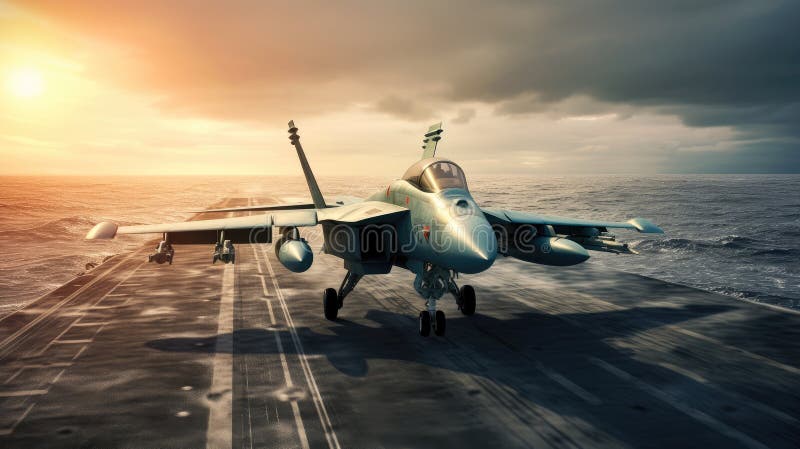 Fighter Jets are Taking Off, Advanced Aircraft Jet Taking Off from a ...