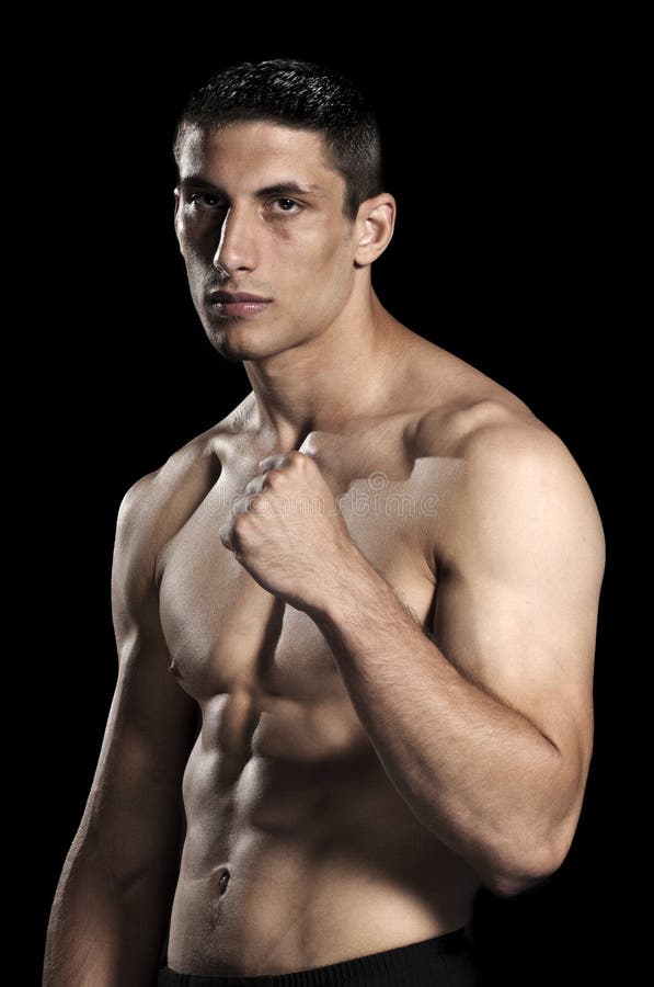 The Fighter stock image. Image of males, building, fighter - 67764597