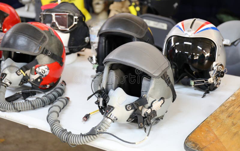 Fighter Pilot Helmets editorial photo. Image of american - 79656811
