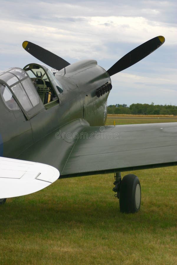 WW2 German fighter plane editorial stock photo. Image of airfield - 7766663