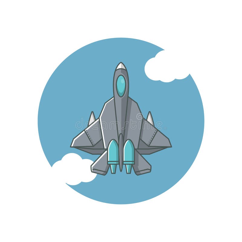 Fighter Plane Illustration, Jet Illustration Stock Vector ...