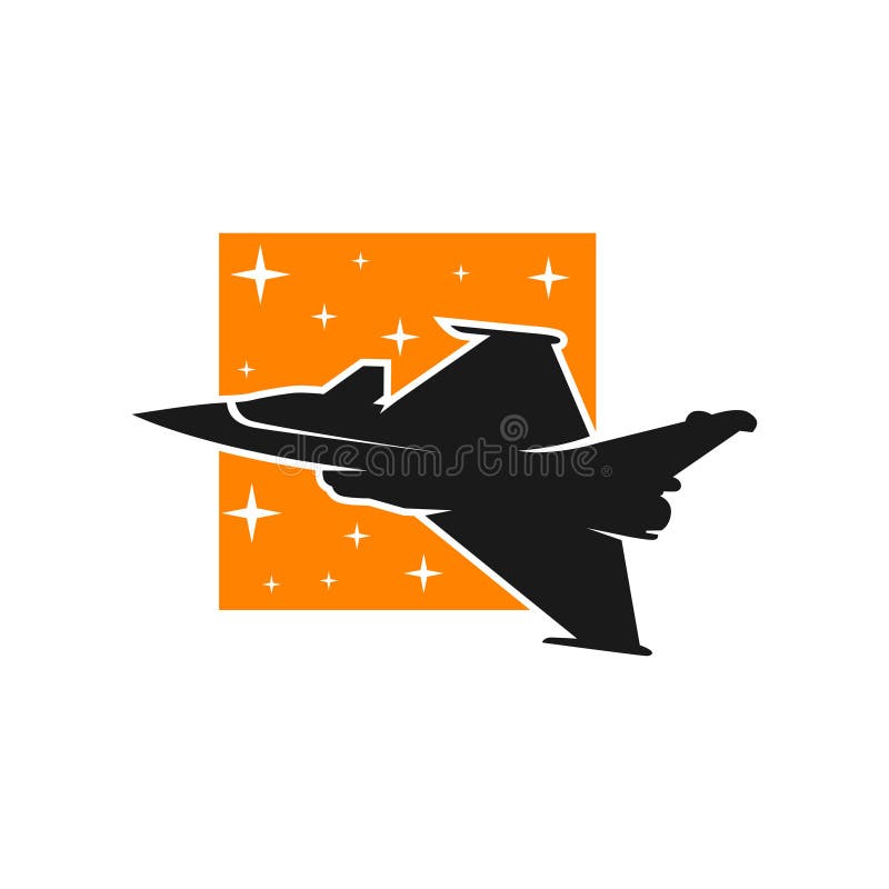 Fighter Plane Maneuver Logo Stock Vector - Illustration of aviator ...