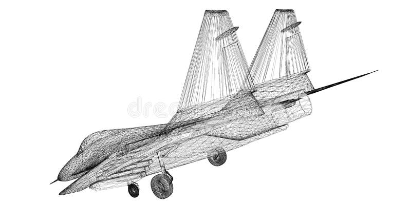 Fighter Plane stock photo. Image of body, speed, silhouette - 45596892