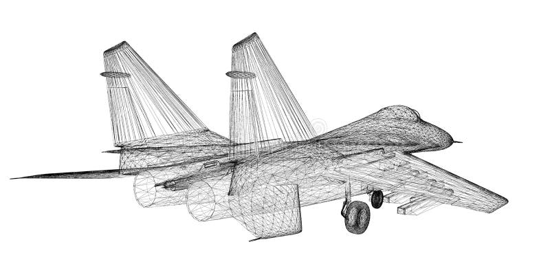 Fighter Plane stock illustration. Illustration of airshow - 45599195