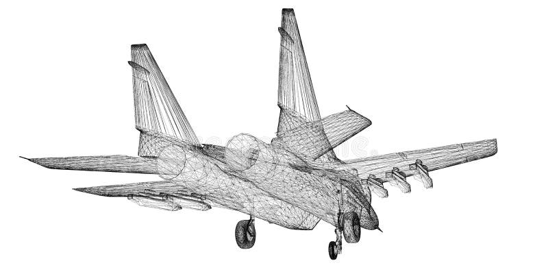 Fighter Plane stock illustration. Illustration of armed - 45599369