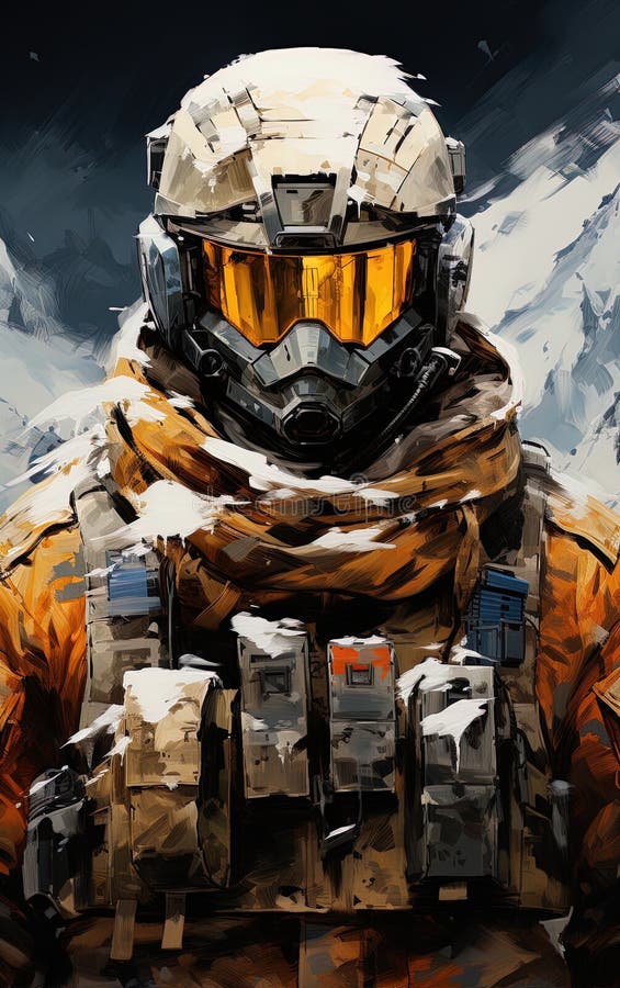 Fighter Plane Pilot of the Future with His Smart Helmet and Special ...