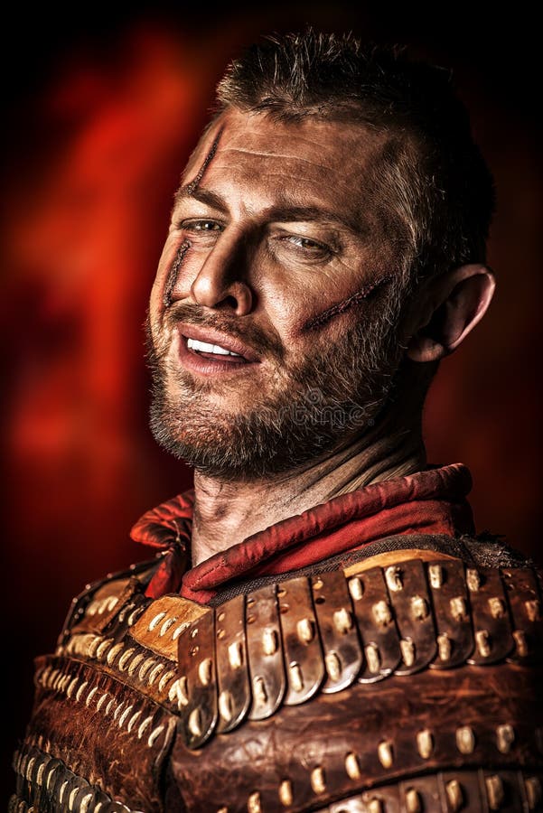 Roman fighter stock photo. Image of female, metallic - 45692810