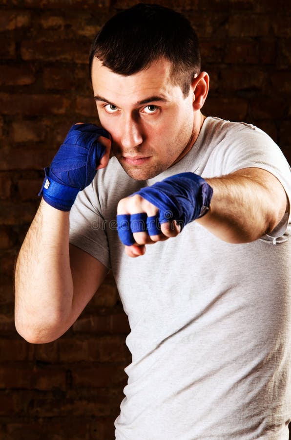 Fighter stock image. Image of caucasian, fierce, close - 30991393