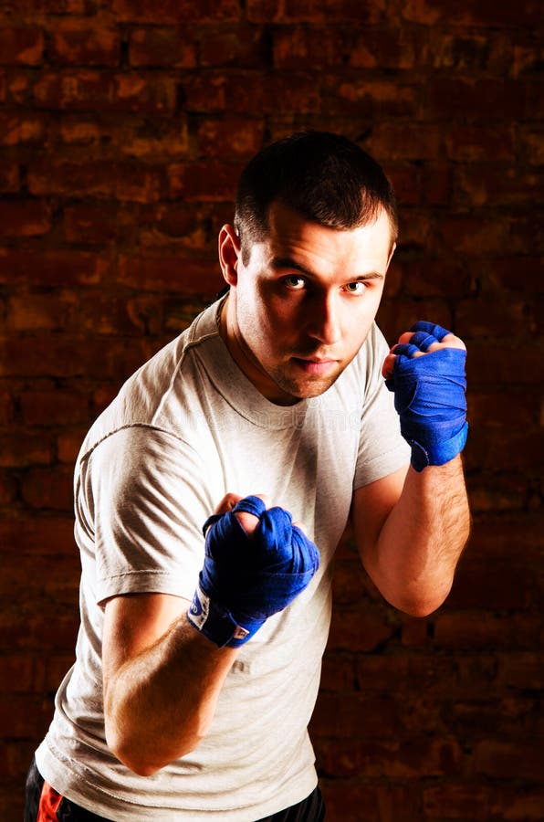 Fighter stock image. Image of gloves, healthy, martial - 33355641