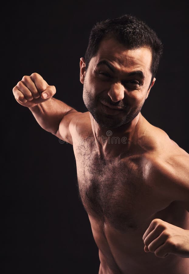 Fighter punching stock image. Image of angry, dark, arts - 30966301