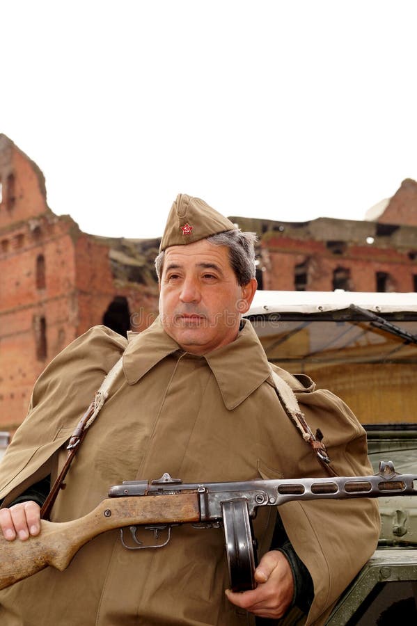 Fighter of Stalingrad Assault Group Stock Image - Image of fighter ...
