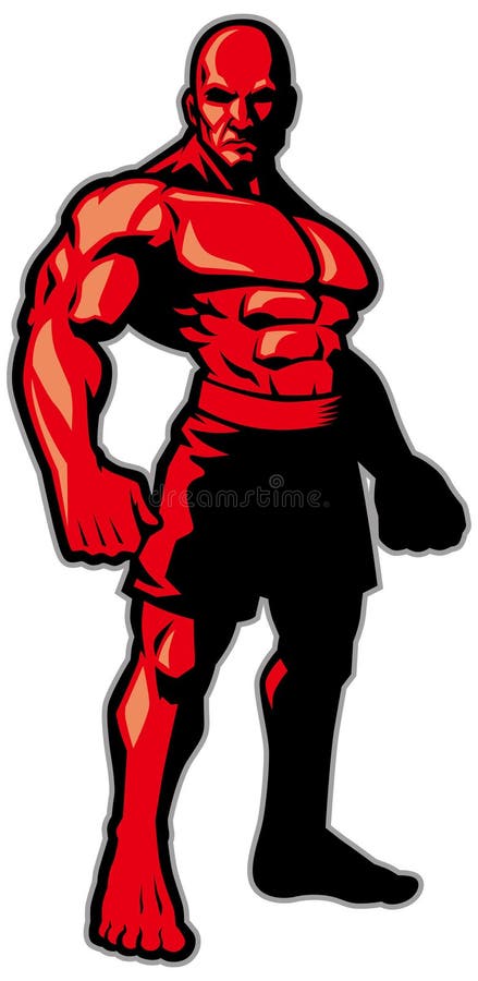 Muscle man figure stock vector. Illustration of icon - 35471819