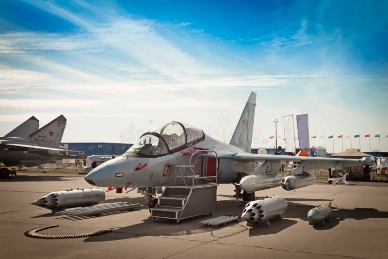 Fighter training aircraft editorial photo. Image of armed - 60332256