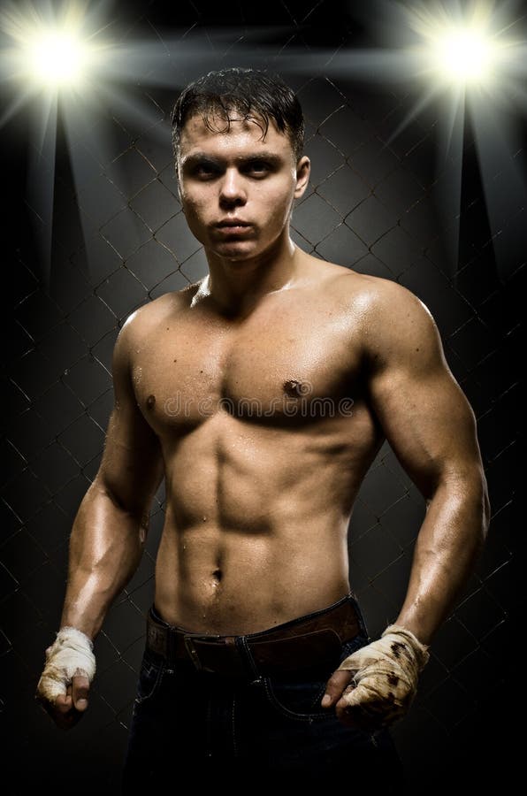 Fighter stock image. Image of anger, force, courageous - 51640605