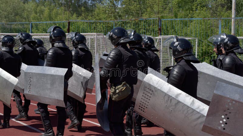 Fighters of the Special Police Units Armed with Special Facilities ...
