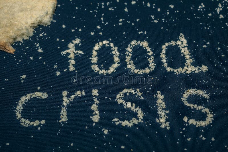 Fighting Bread Shortages. Lack of Food in Countries Stock Image - Image ...