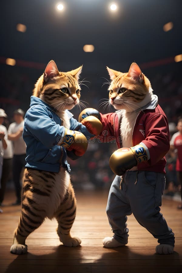Fighting cats stock image. Image of playing, fighting - 312324425